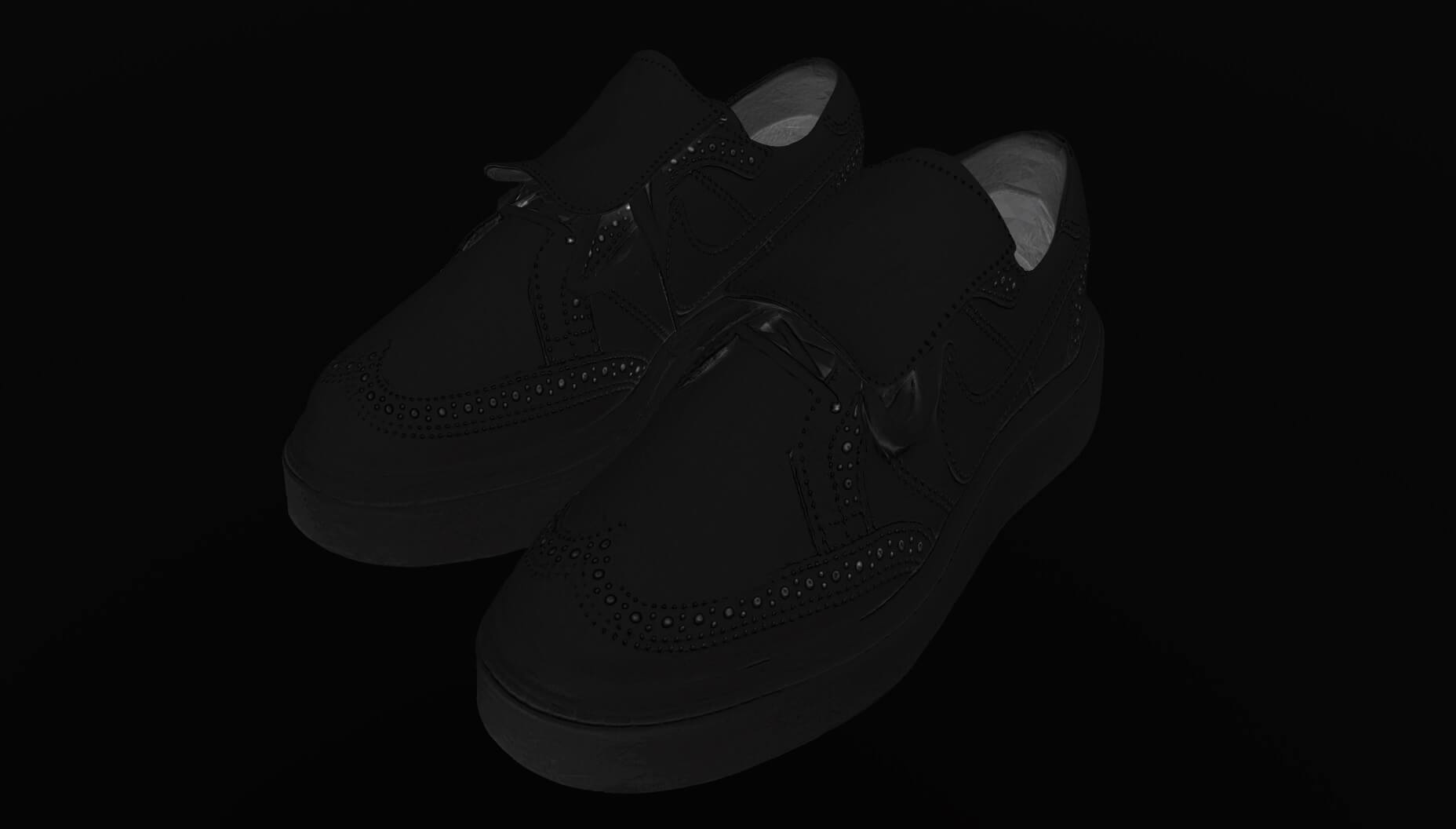 Nike Kwondo Loffer Shoes Low Poly PBR - 3D Model by 3Dog_Artist