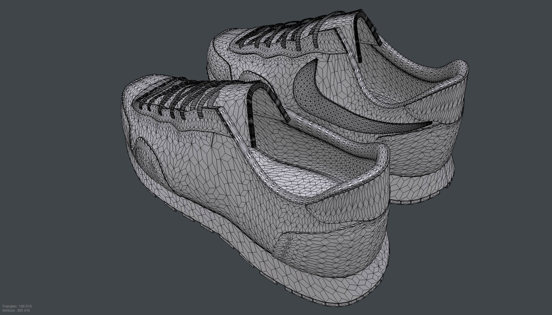 Nike Suede Running Shoes Low Poly PBR - 3D Model by 3Dog_Artist