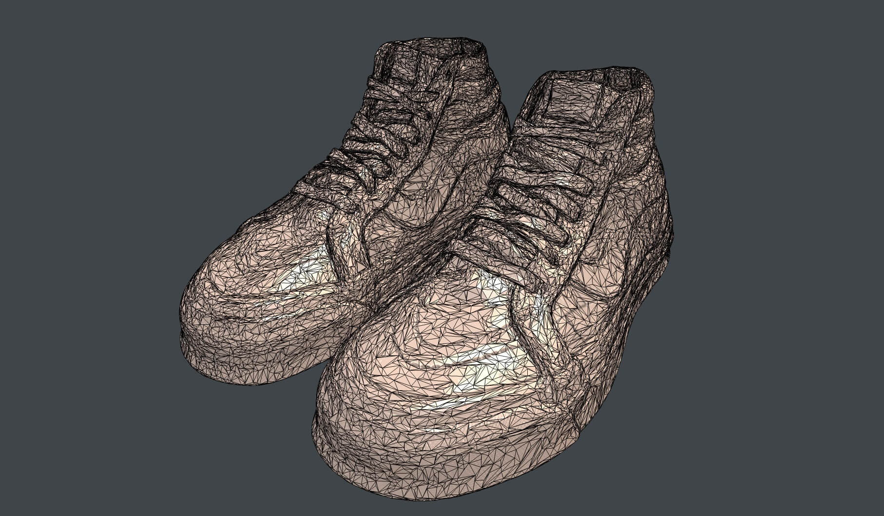 Vans High SK8 Chess Shoes Low Poly PBR - 3D Model by 3Dog_Artist