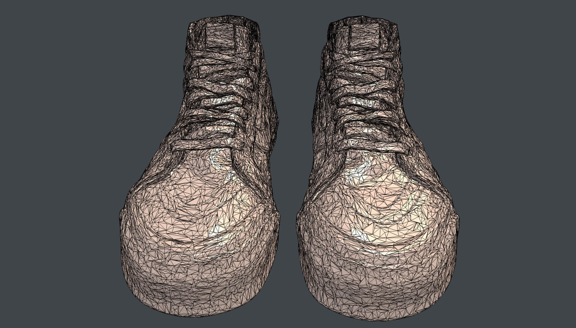 Vans High SK8 Chess Shoes Low Poly PBR - 3D Model by 3Dog_Artist