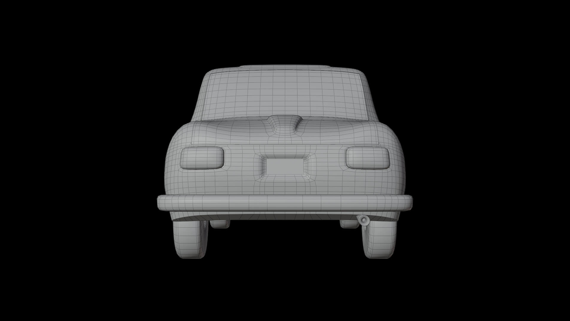 Low Poly Vintage Sedan Cars Game Ready and Render Asset by 3DPolyForge