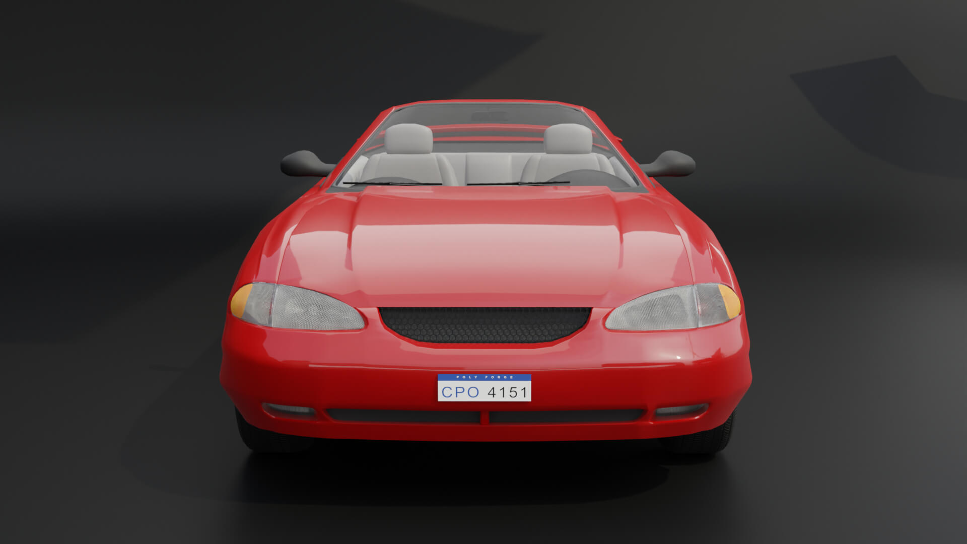 Sports Coup Car Set by 3DPolyForge