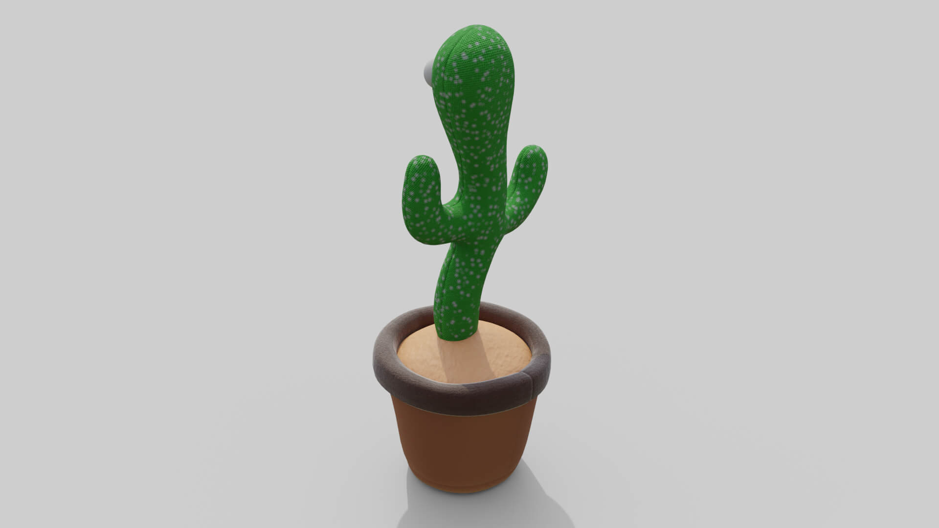 Dancing Cactus Toy - Rigged and Animated 3D Model by 3DPolyForge