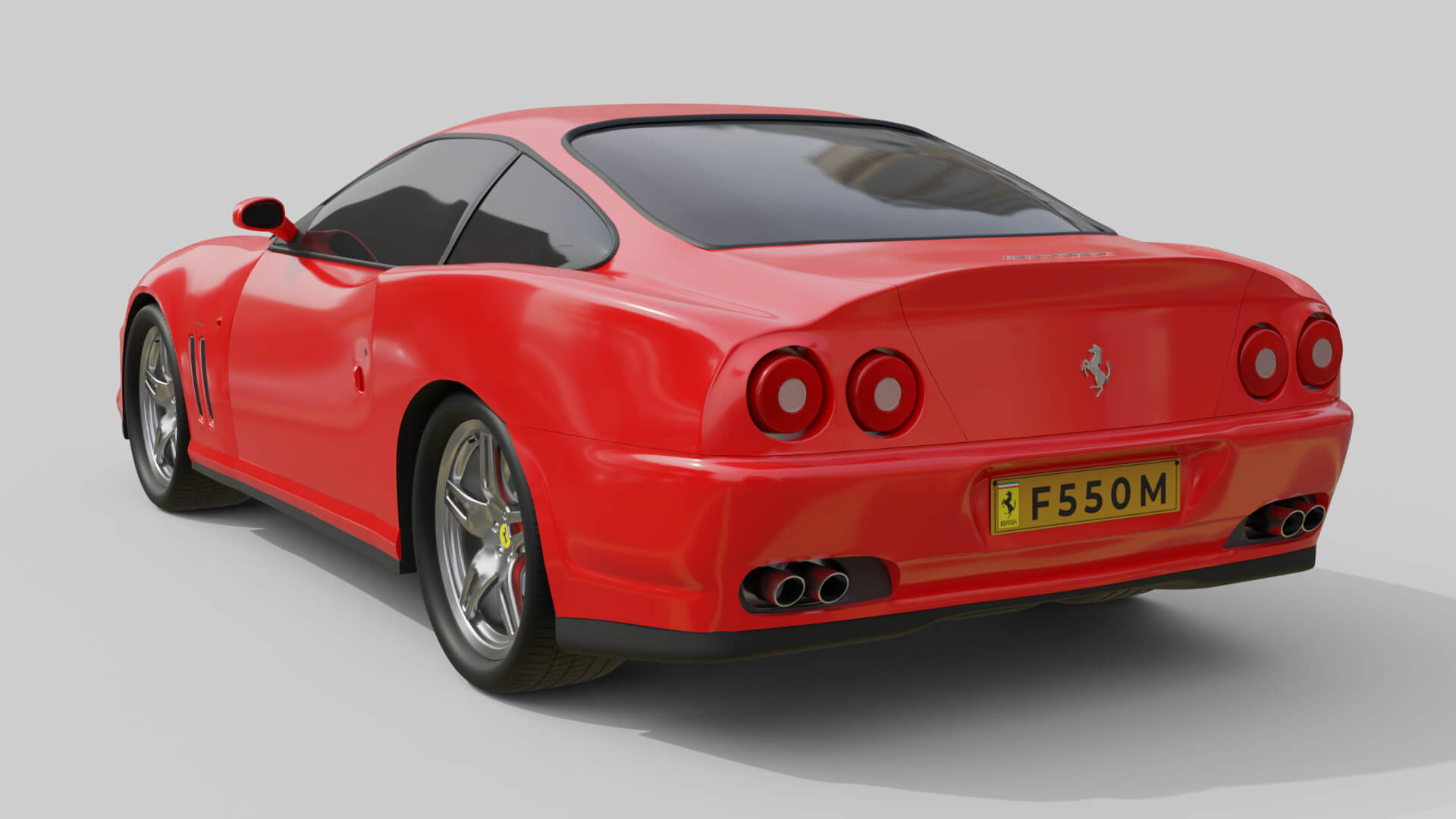 Ferrari 550 Maranello - 3D Model by 3DPolyForge