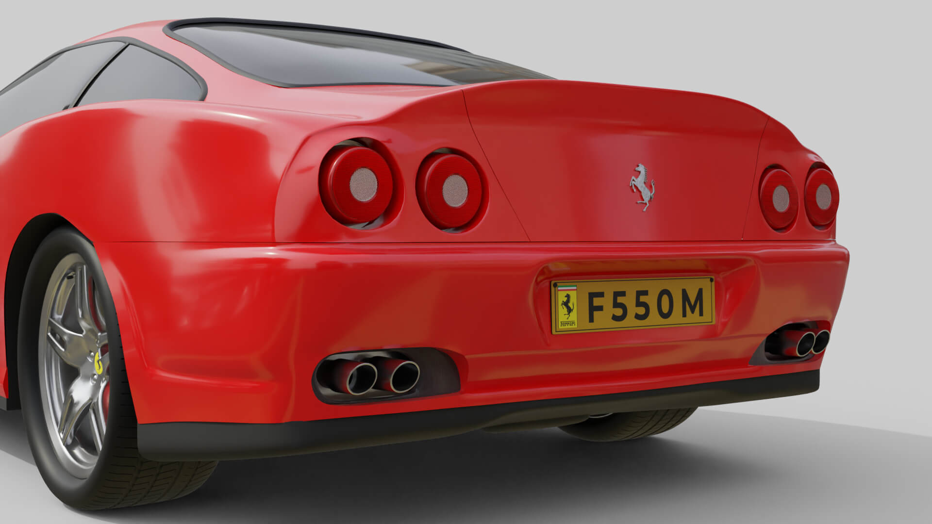 Ferrari 550 Maranello - 3D Model by 3DPolyForge