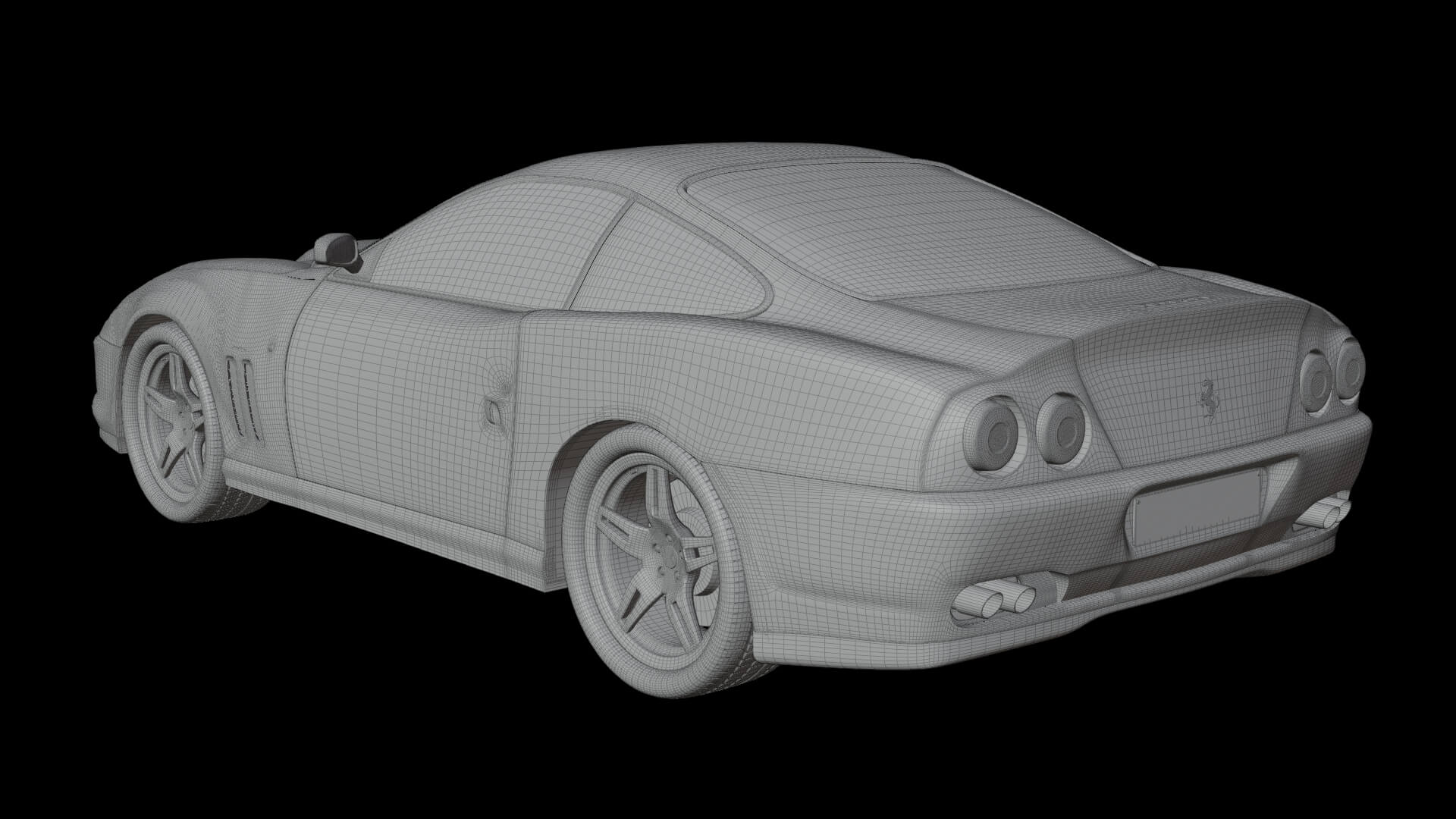 Ferrari 550 Maranello - 3D Model by 3DPolyForge