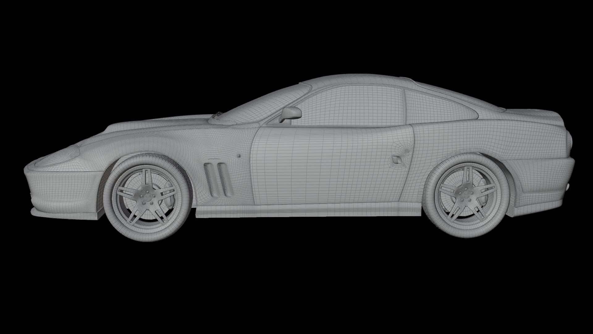 Ferrari 550 Maranello - 3D Model by 3DPolyForge