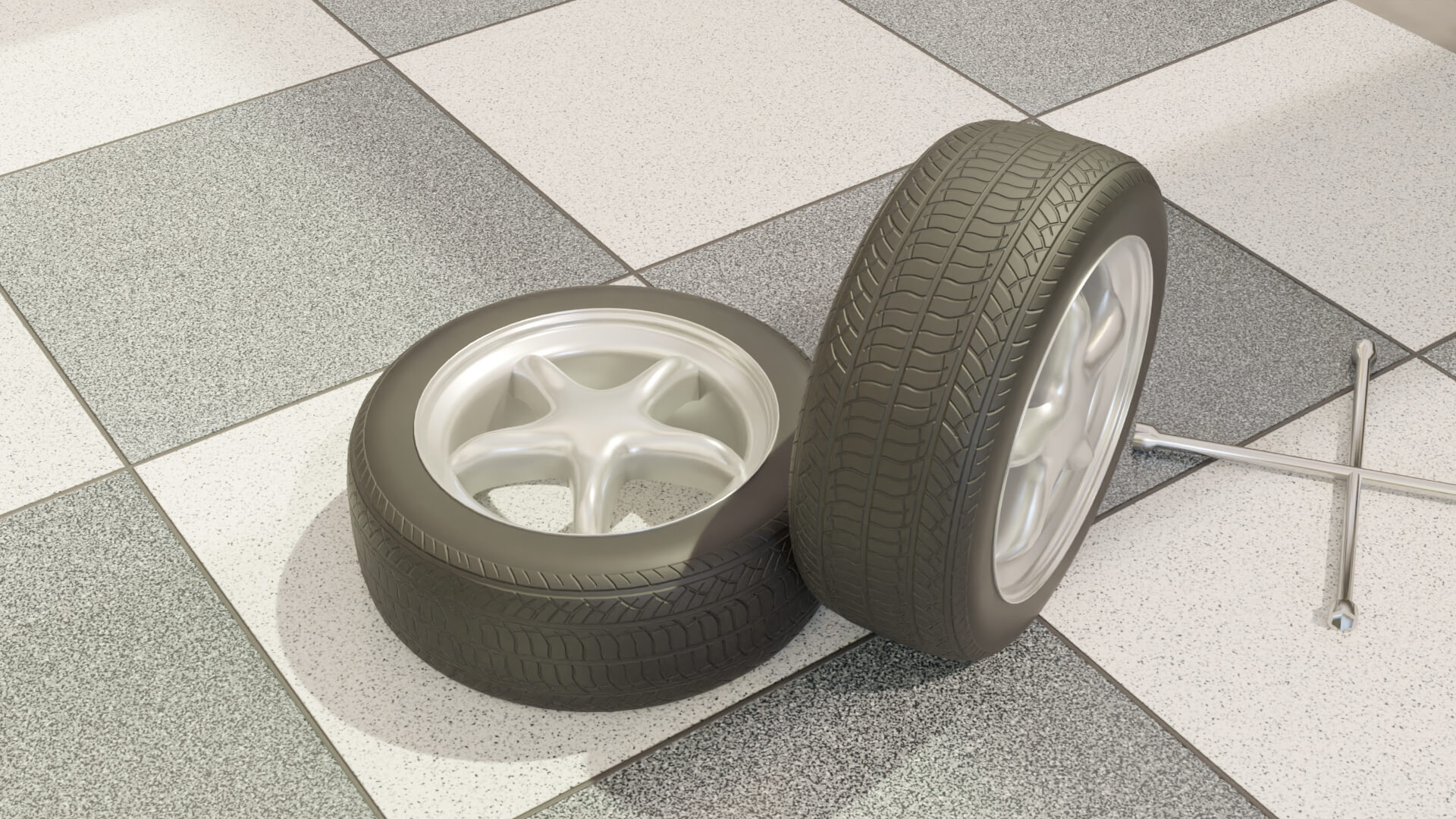 High-Detail Performance Car Wheel for Games & Rendering 3D Model by ...