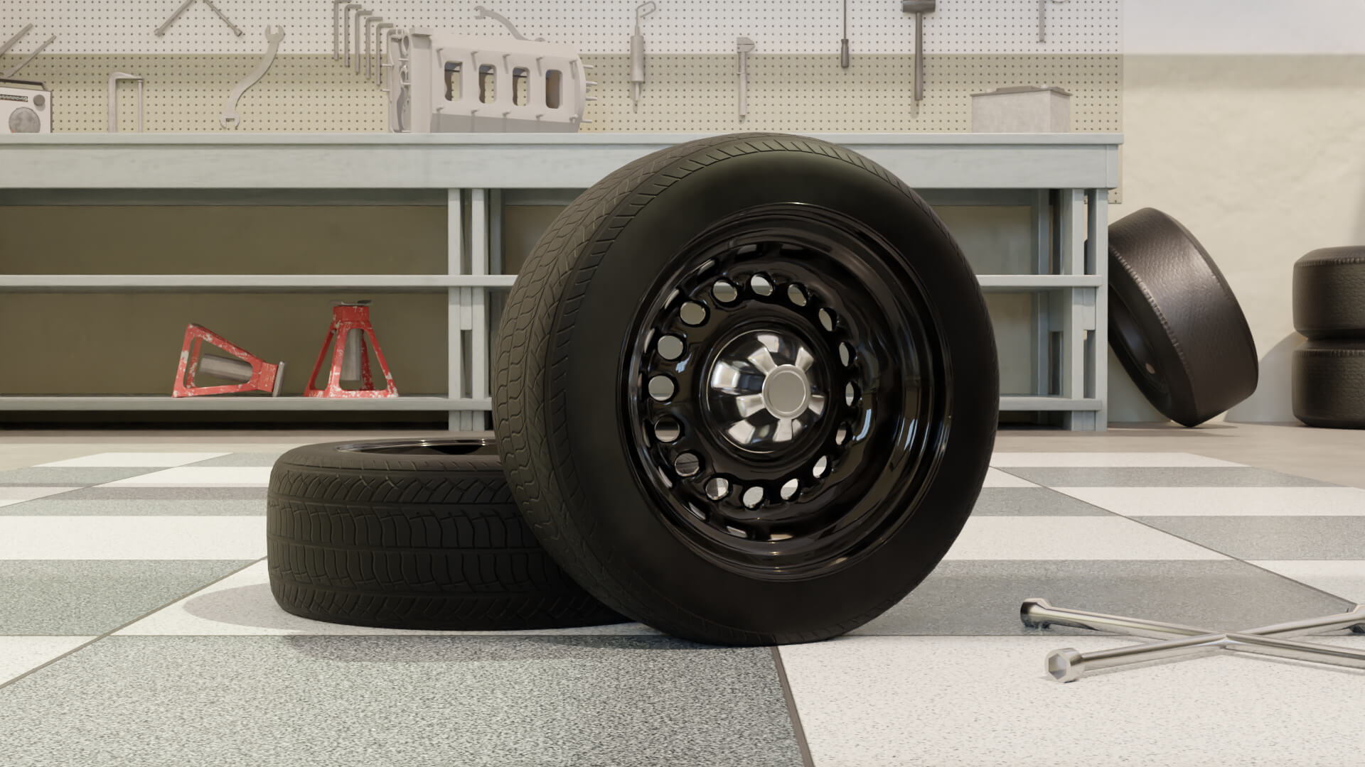 High-Performance Sport Car Wheel for Games & Rendering 3D Model by ...