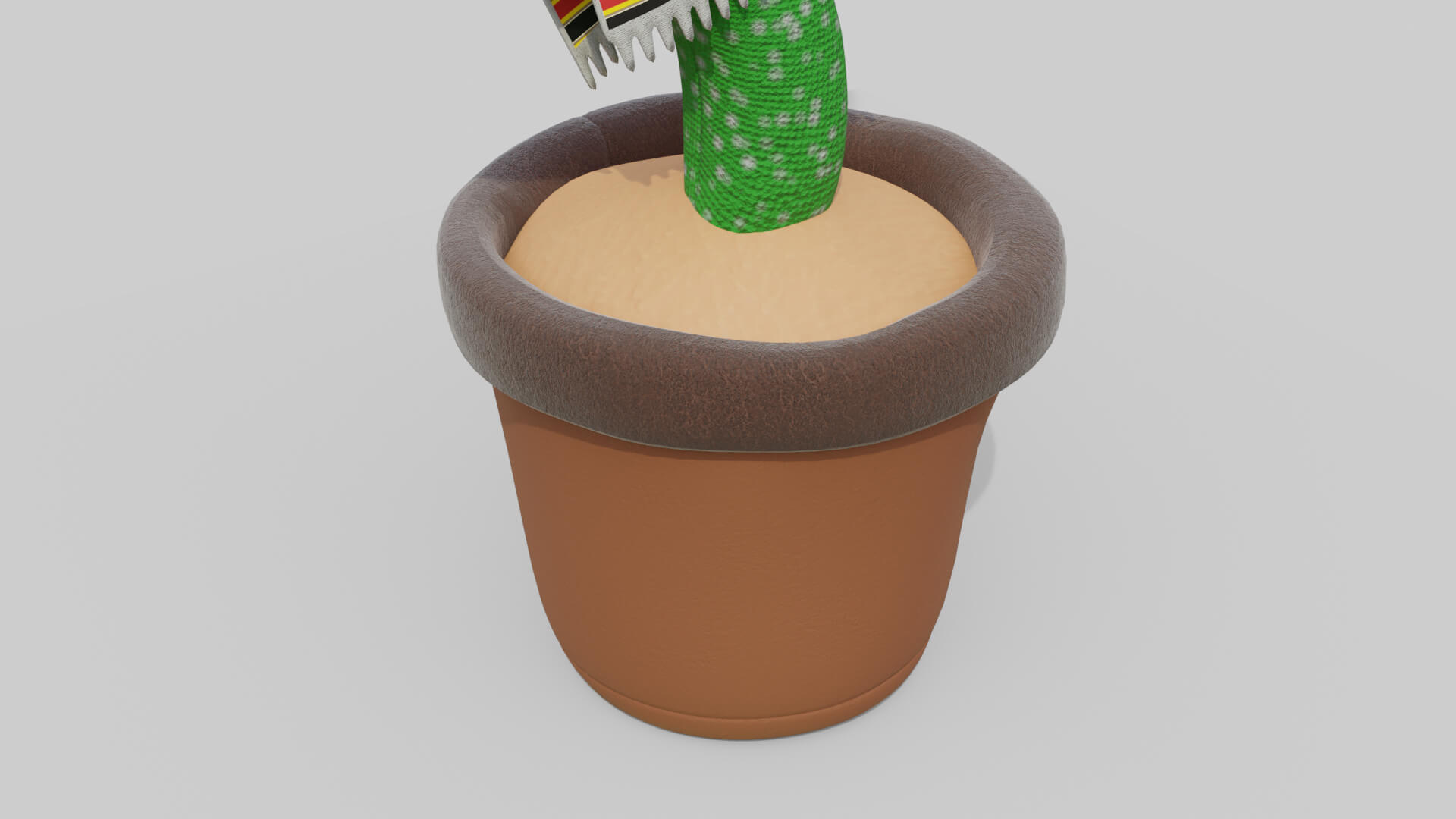 Mexican Dancing Cactus Toy - Rigged and Animated 3D Model by 3DPolyForge