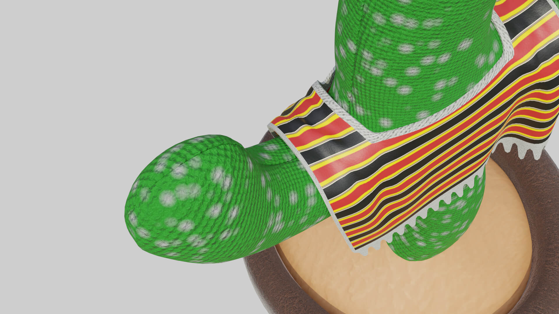 Mexican Dancing Cactus Toy - Rigged and Animated 3D Model by 3DPolyForge