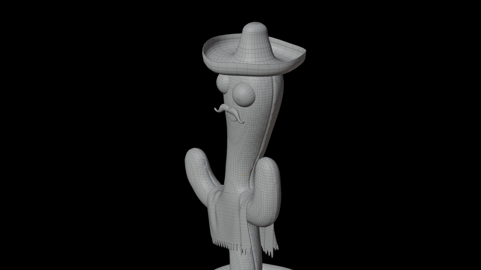 Mexican Dancing Cactus Toy - Rigged and Animated 3D Model by 3DPolyForge