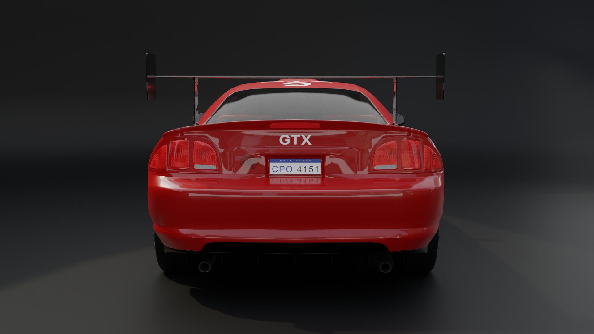 Race Coupe Car - 3D Model by 3DPolyForge