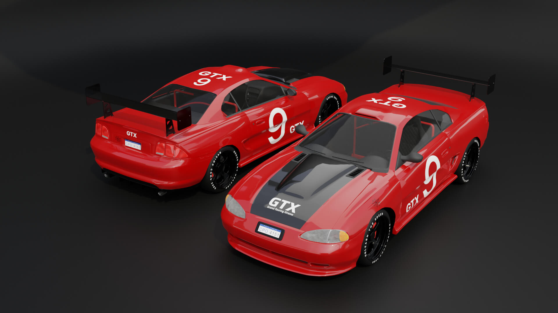 Race Coupe Car - 3D Model by 3DPolyForge