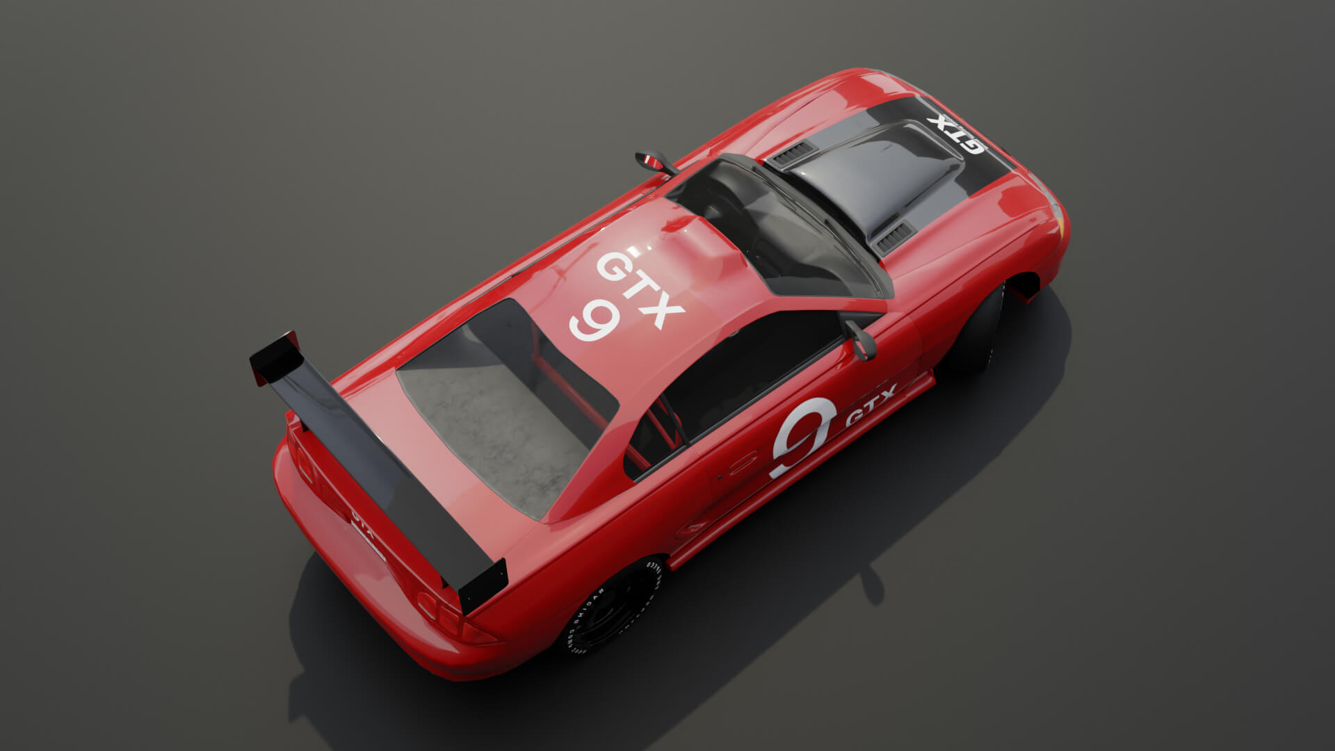 Race Coupe Car - 3D Model by 3DPolyForge
