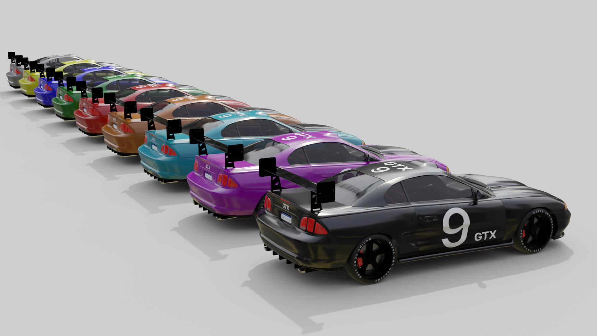 Race Coupe Car - 3D Model by 3DPolyForge