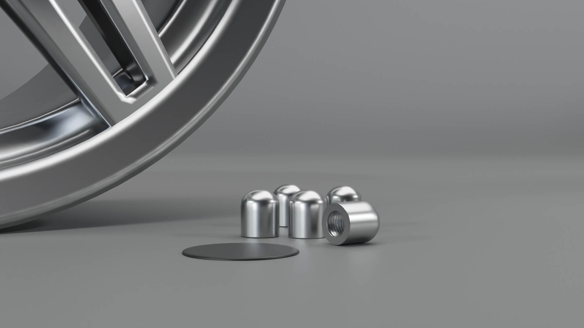 Realistic Car Wheel - Free 3D Model by 3DPolyForge