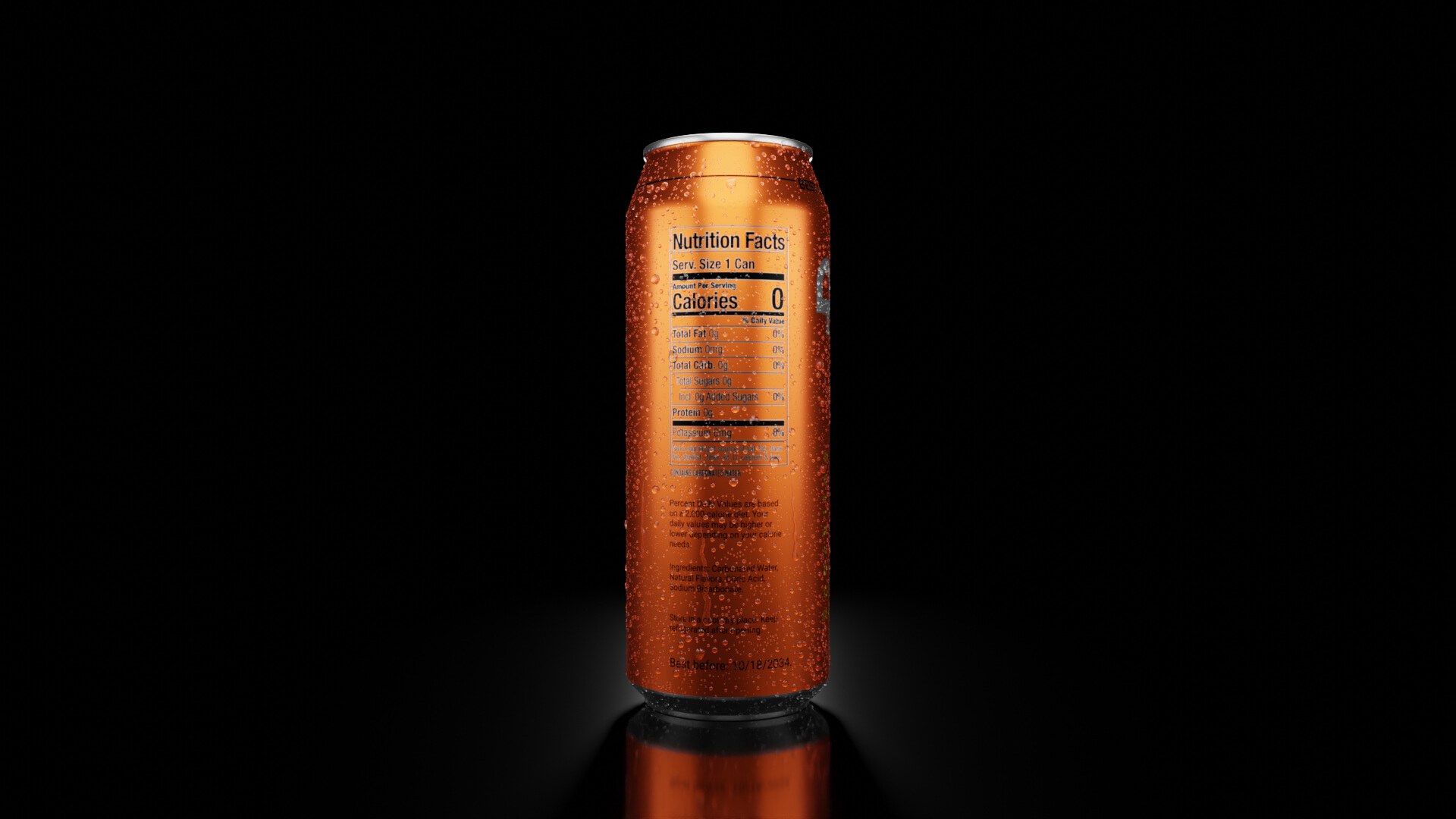 Sleek 330ml Beverage Can Open and Closed Tabs With Droplets - 3D Model ...