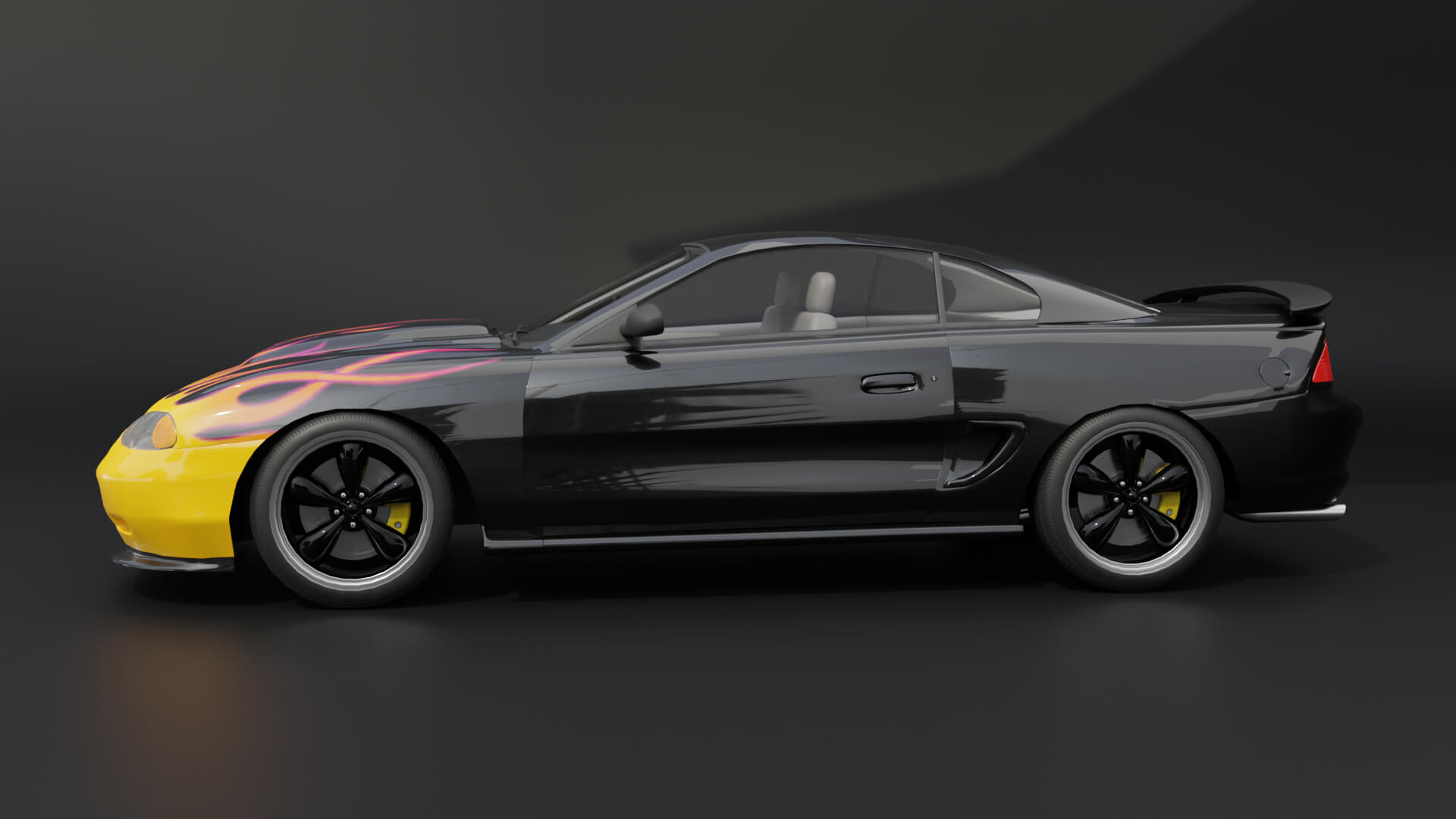 Sports Coup Car Set by 3DPolyForge