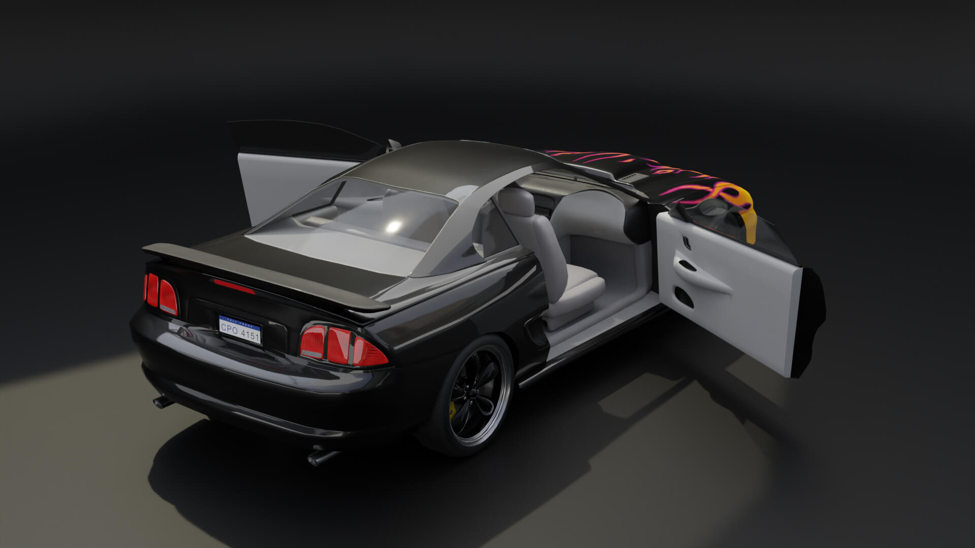 Sports Coup Car Set by 3DPolyForge