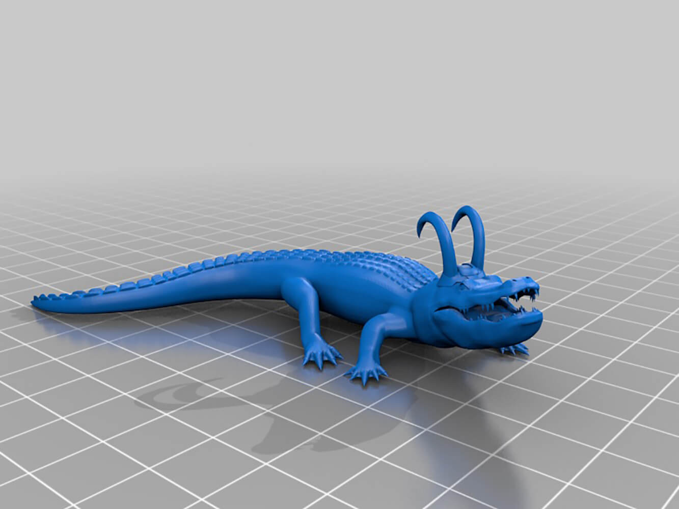Alligator Loki - 3D Print Model by 3DPrintingDesigner