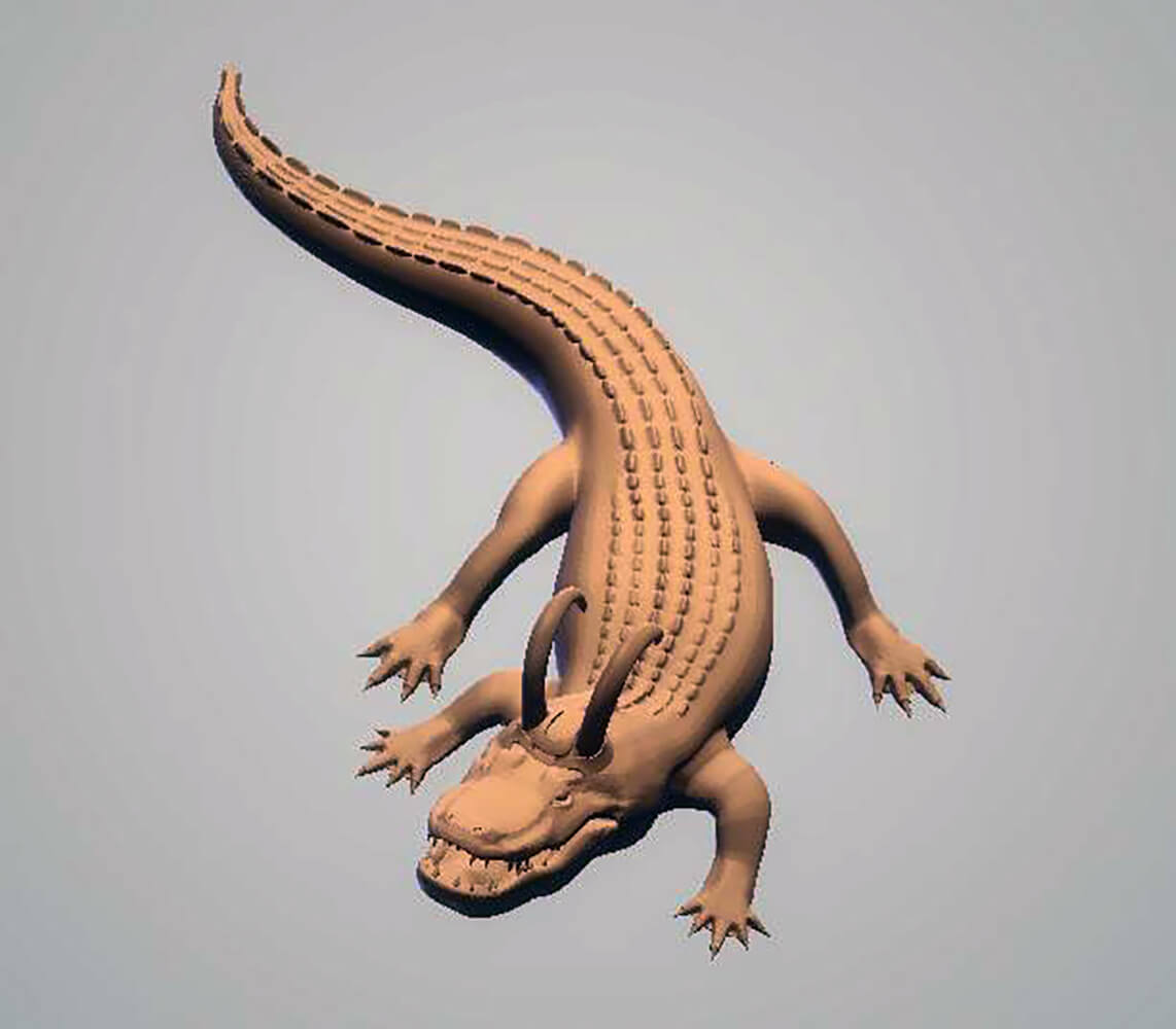 Alligator Loki - 3D Print Model by 3DPrintingDesigner