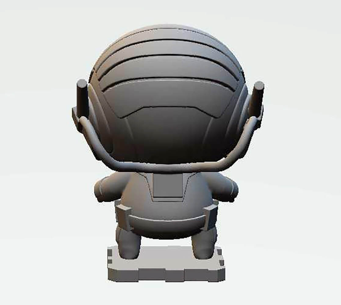Ant Man Chibi - 3D Model by 3DPrintingDesigner