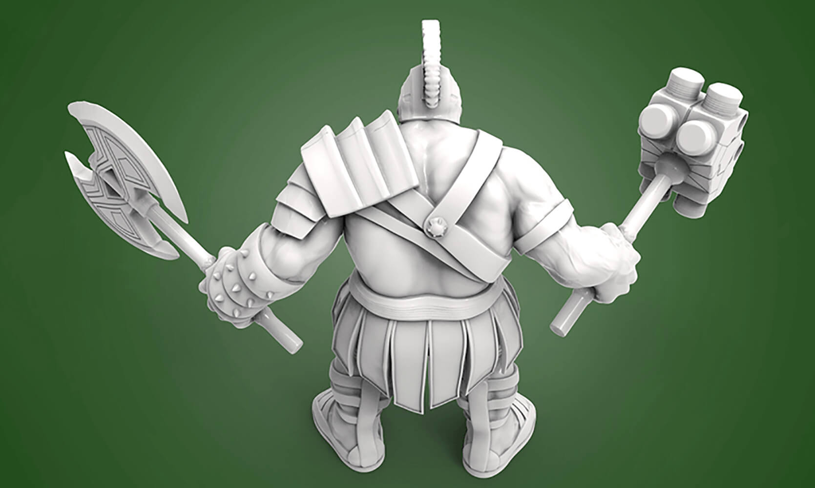Armored Hulk - 3D Print Model by 3DPrintingDesigner