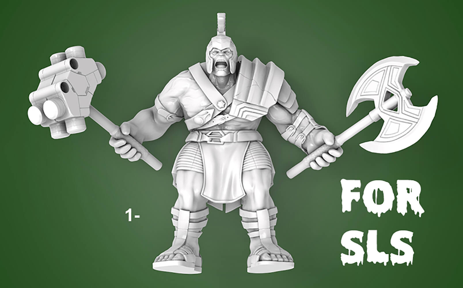 Armored Hulk - 3D Print Model by 3DPrintingDesigner