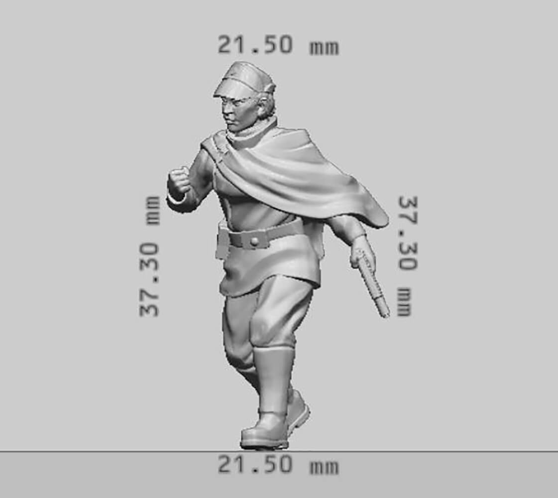 Authority Field Commander - 3D Model by 3DPrintingDesigner