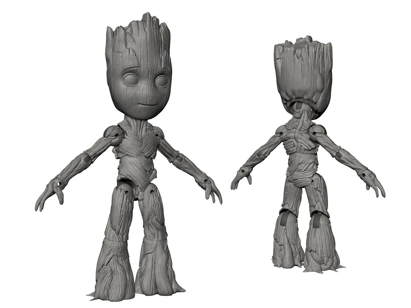 Baby Groot Statues - 3D Model by 3DPrintingDesigner