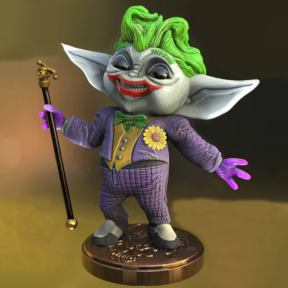 Baby Joker Figure - 3D Model by 3DPrintingDesigner