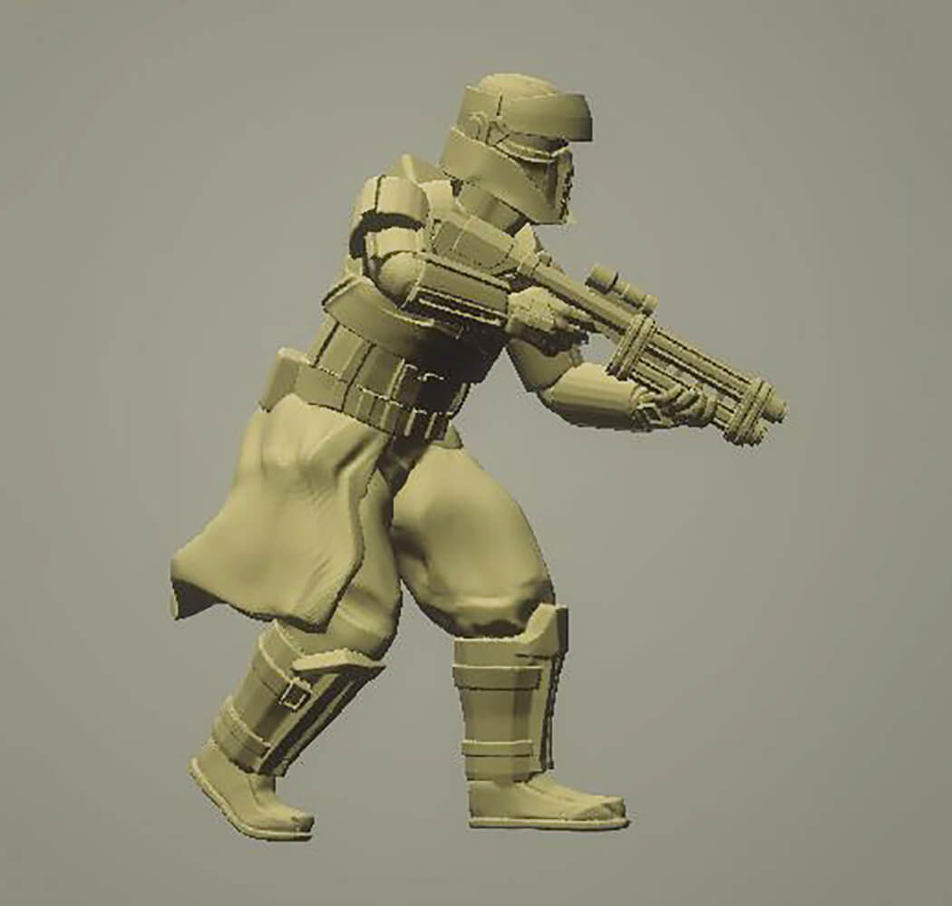 Beach Trooper - 3D Model by 3DPrintingDesigner