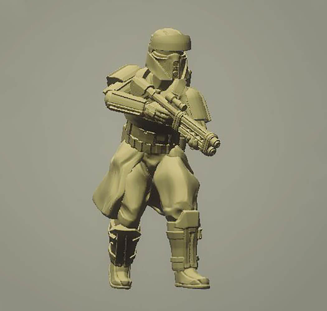 Beach Trooper - 3D Model by 3DPrintingDesigner