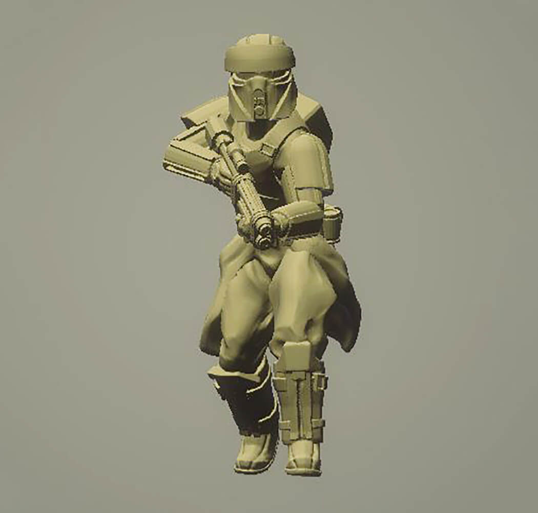 Beach Trooper - 3D Model by 3DPrintingDesigner