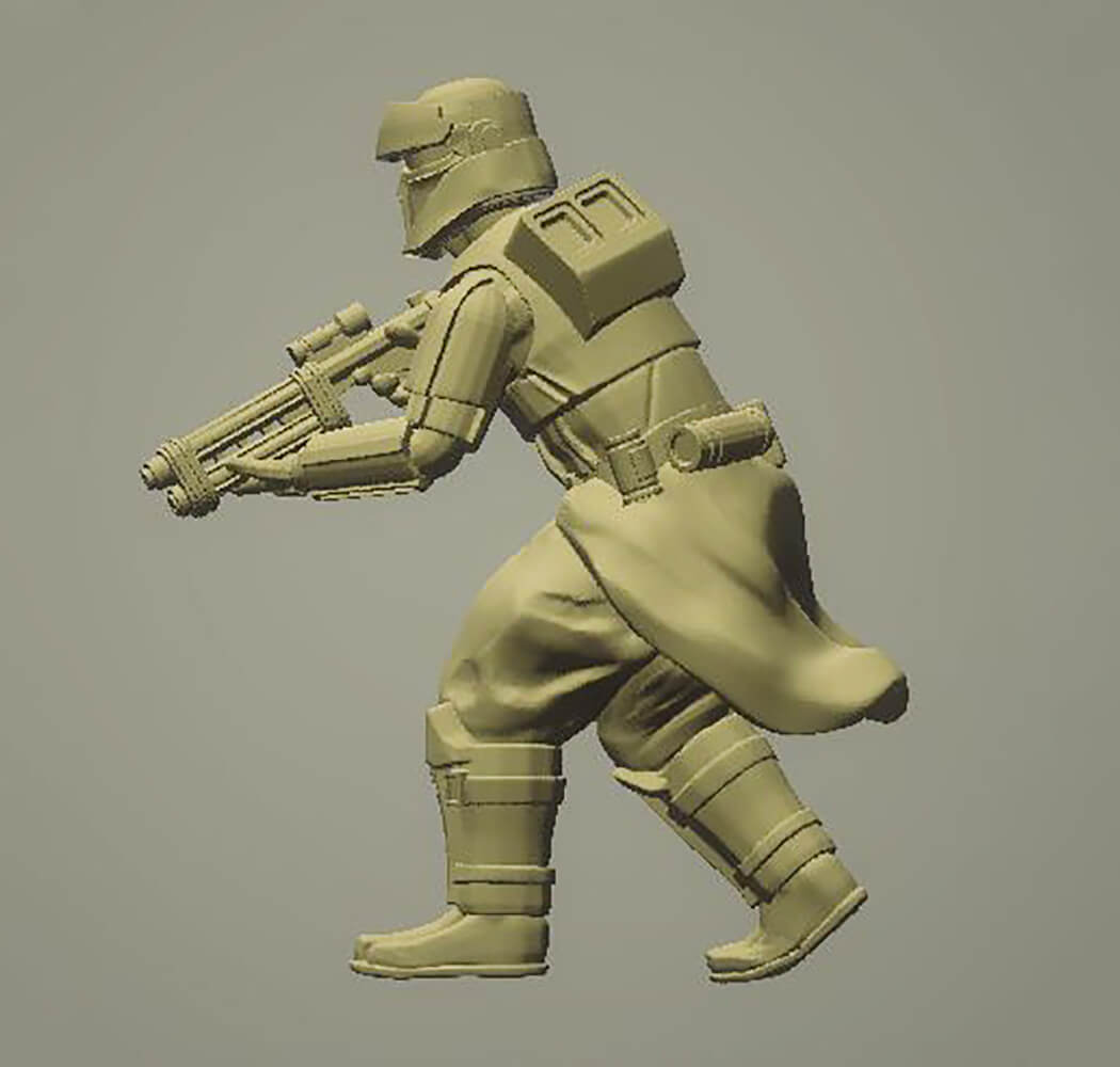 Beach Trooper - 3D Model by 3DPrintingDesigner