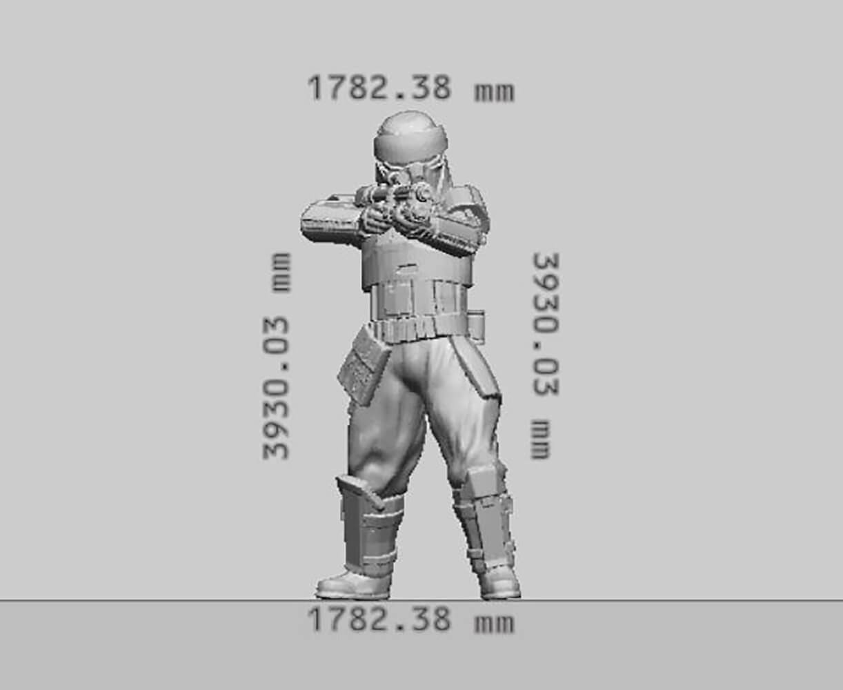 Beach Trooper - 3D Print Model by 3DPrintingDesigner