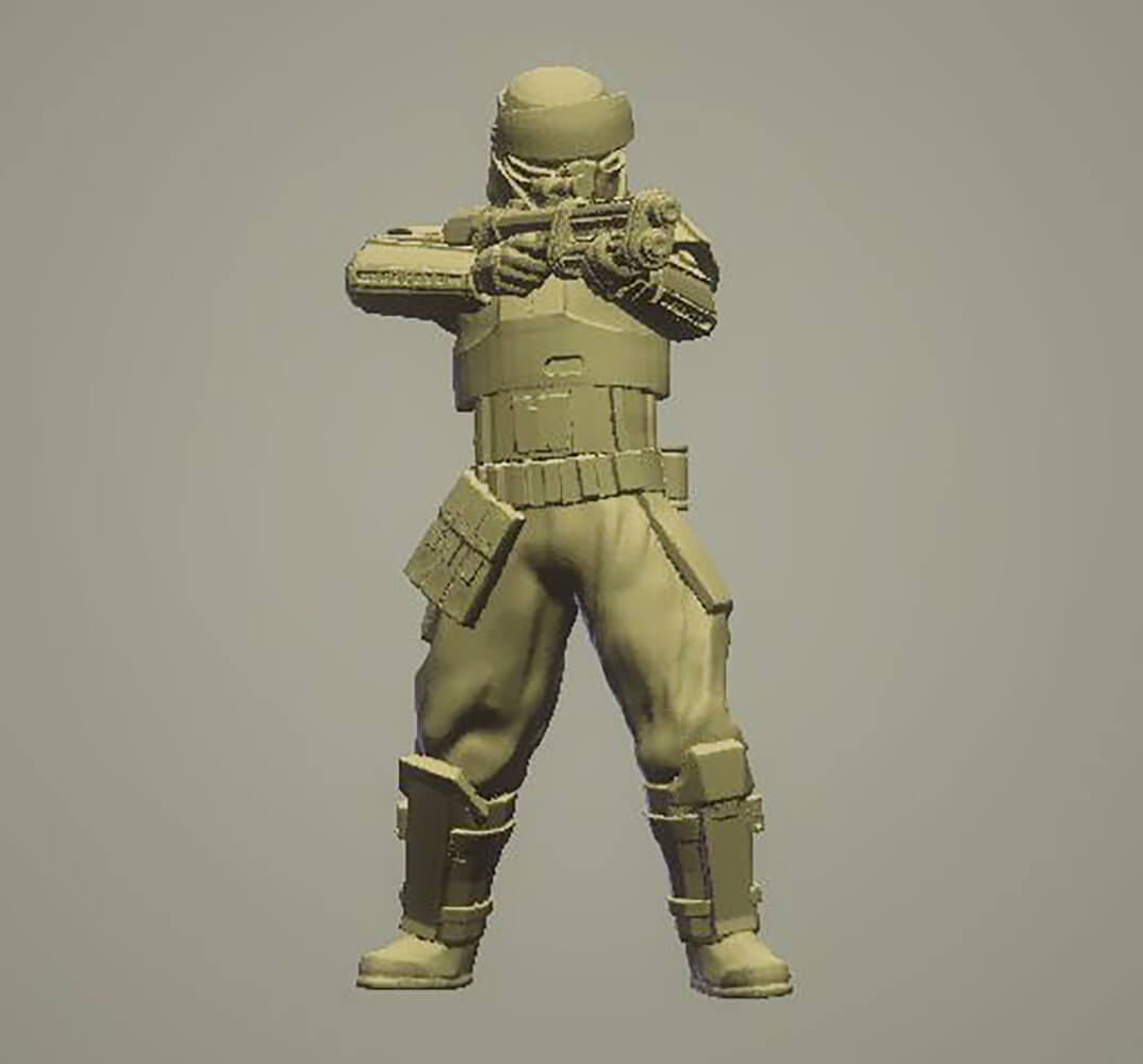 Beach Trooper - 3D Print Model by 3DPrintingDesigner