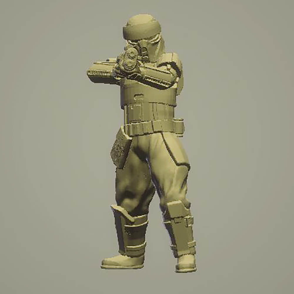 Beach Trooper - 3D Print Model by 3DPrintingDesigner