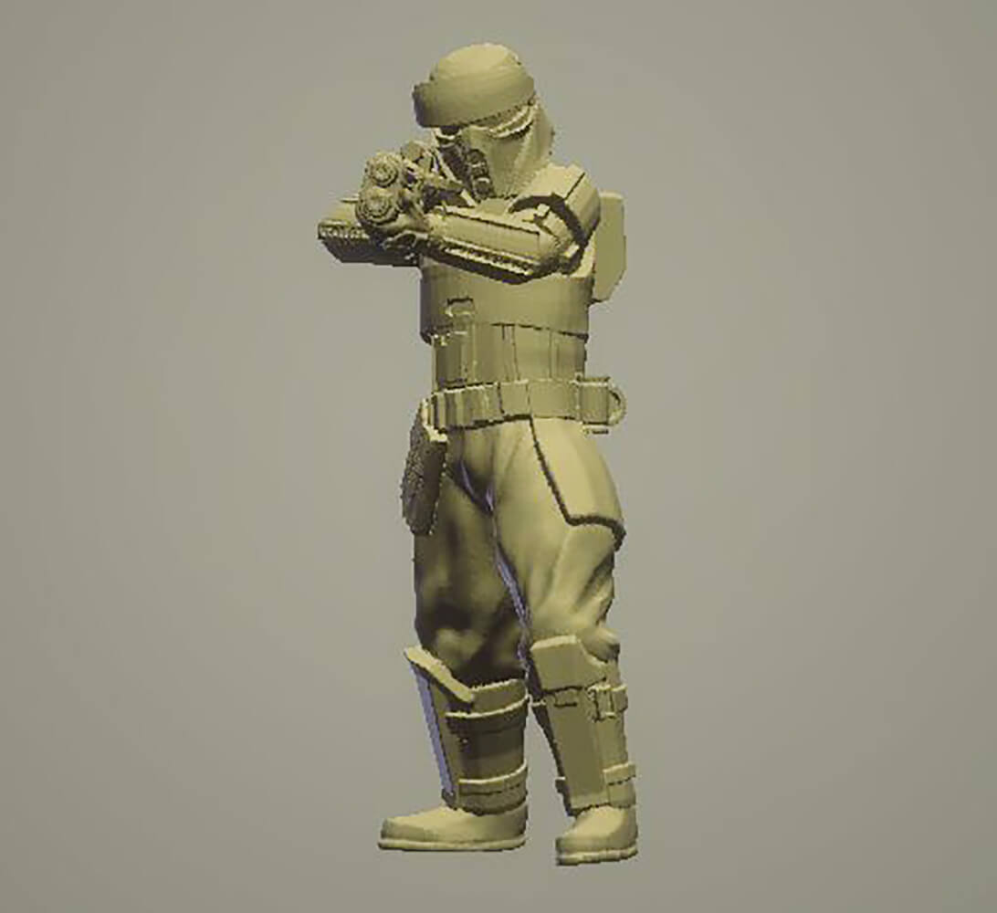 Beach Trooper - 3D Print Model by 3DPrintingDesigner