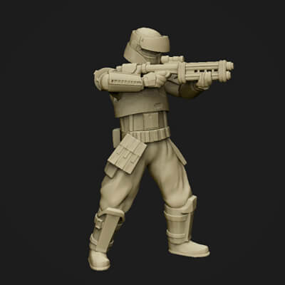 Beach Trooper - 3D Model by 3DPrintingDesigner