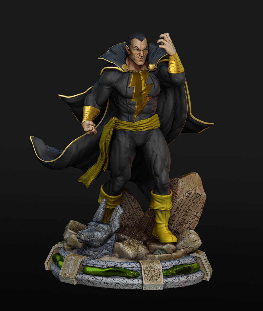Black Adam (Black Adam) - 3D Model by 3DPrintingDesigner
