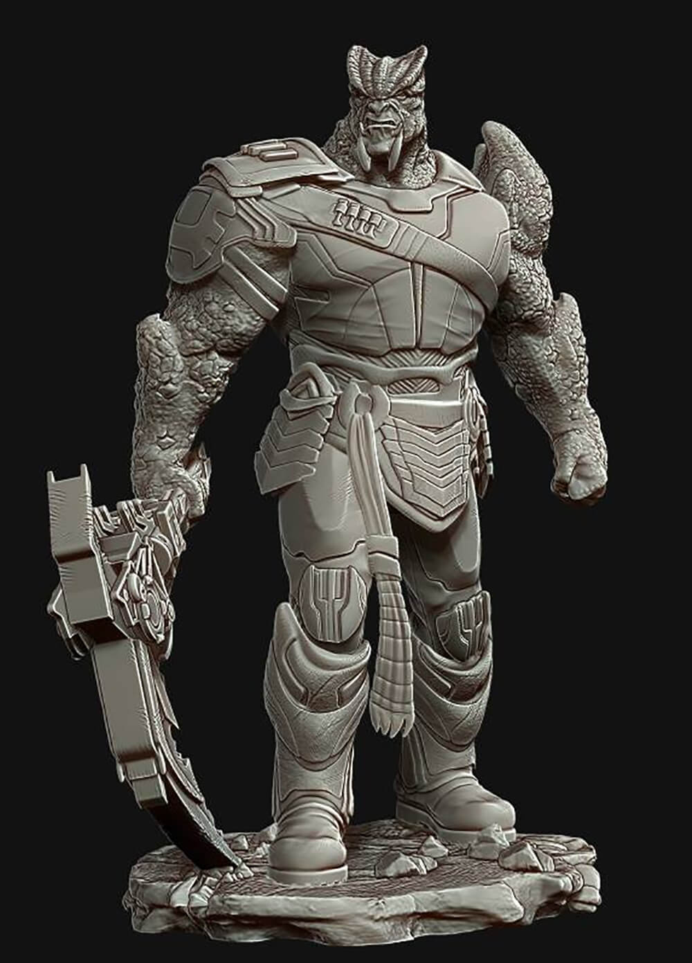 Black Dwarf - Cull Obsidian 3D Model by 3DPrintingDesigner