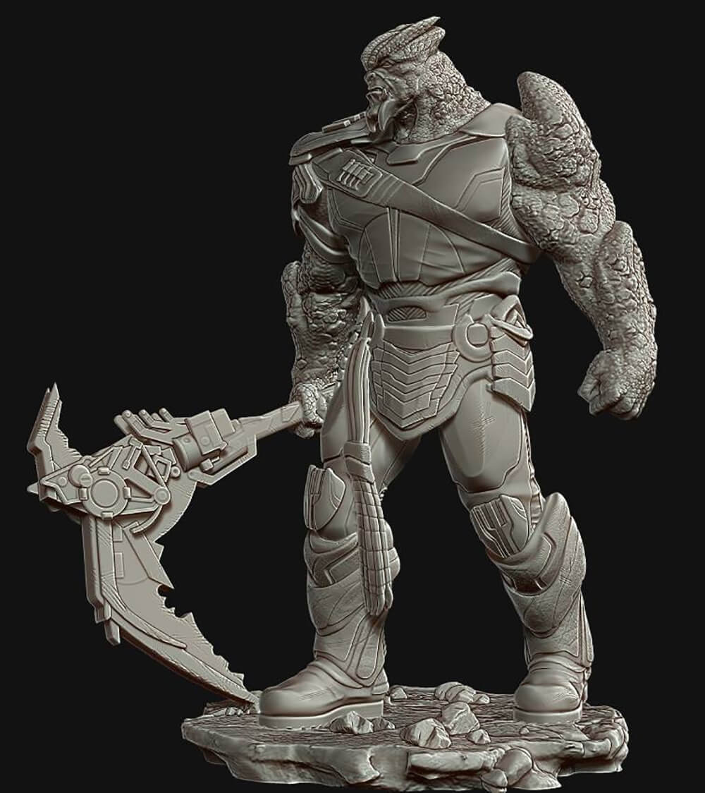 Black Dwarf - Cull Obsidian 3D Model by 3DPrintingDesigner
