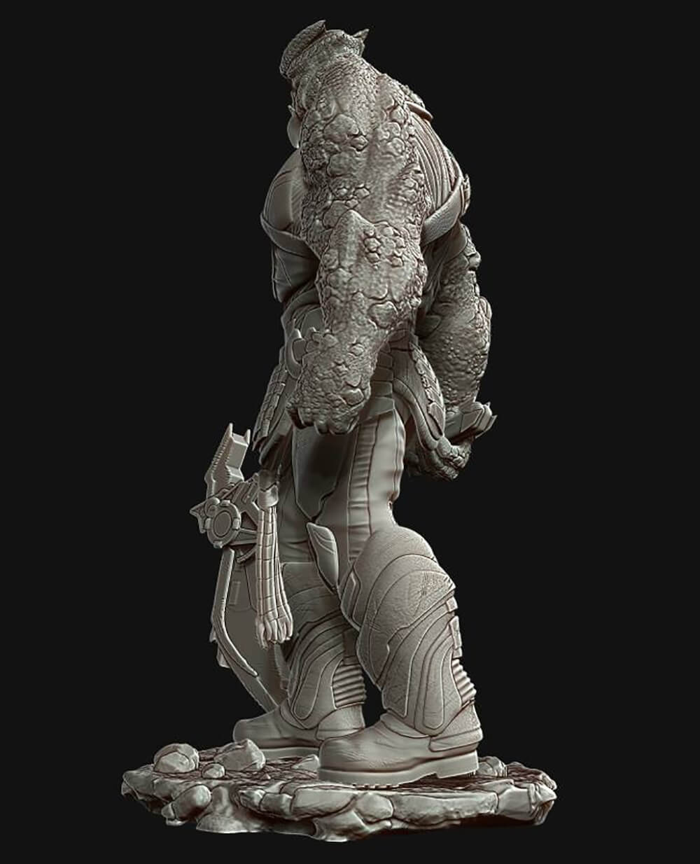 Black Dwarf - Cull Obsidian 3D Model by 3DPrintingDesigner