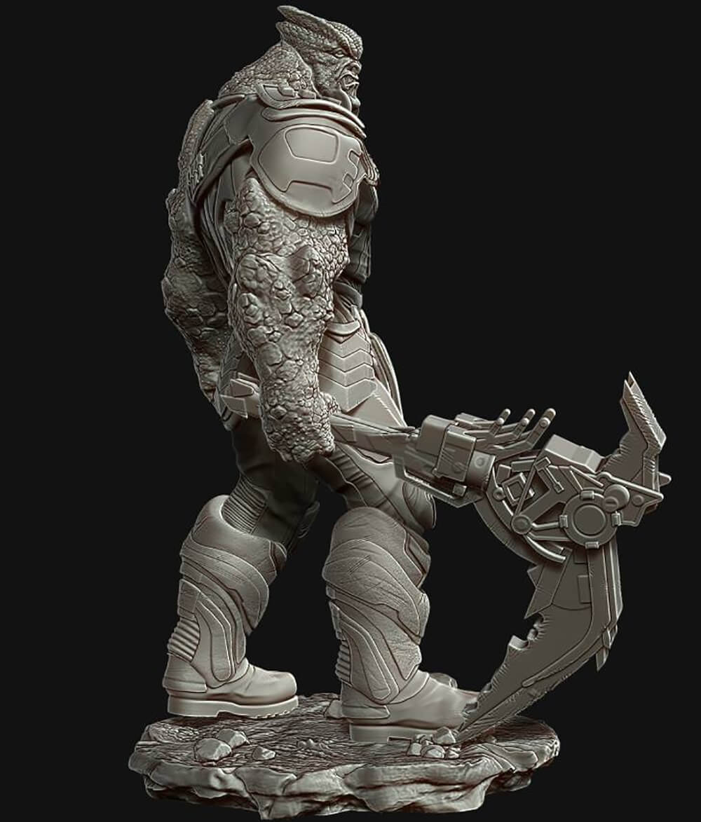 Black Dwarf - Cull Obsidian 3D Model by 3DPrintingDesigner