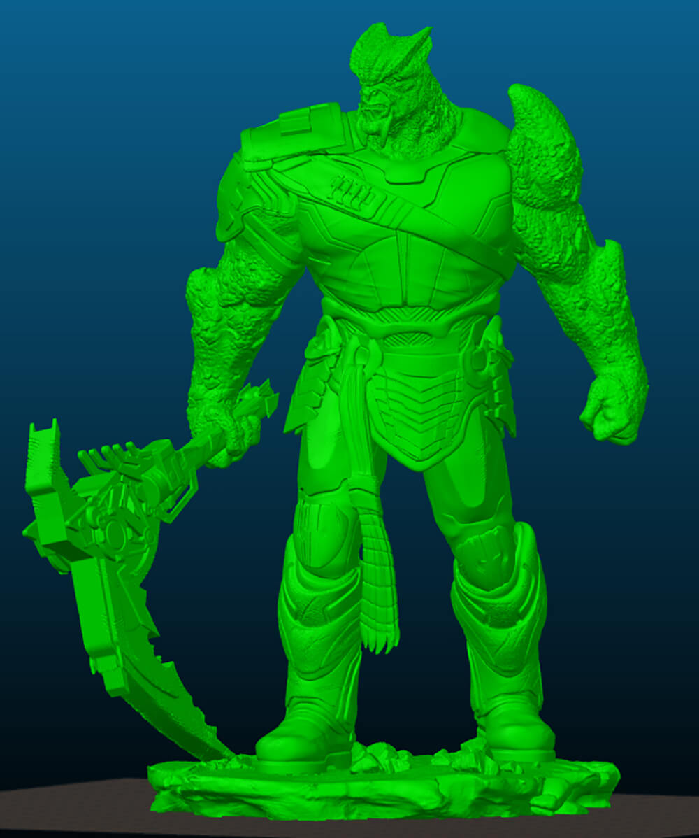 Black Dwarf - Cull Obsidian 3D Model by 3DPrintingDesigner