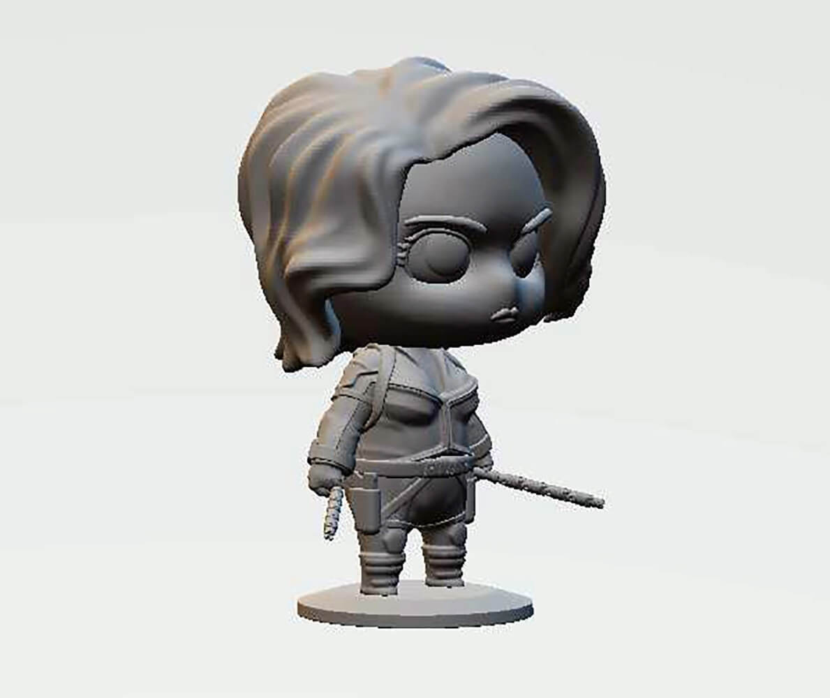 Black Widow (Black Widow) - 3D Print Model by 3DPrintingDesigner