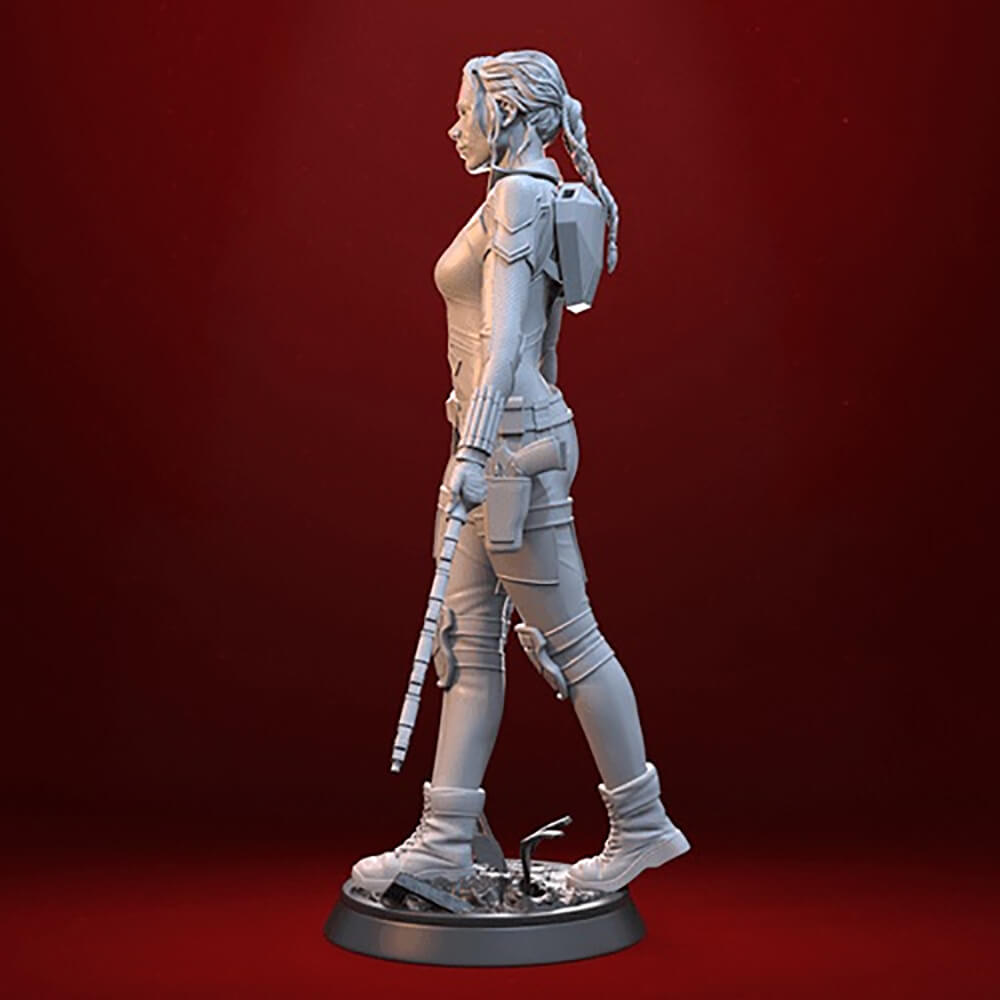 Black Widow (Black Widow) - 3D Print Model by 3DPrintingDesigner