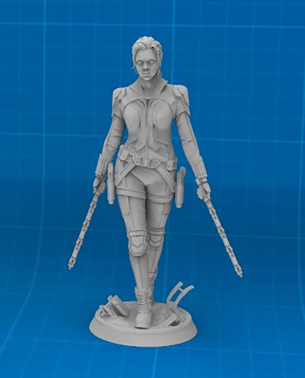 Black Widow (Black Widow) - 3D Print Model by 3DPrintingDesigner